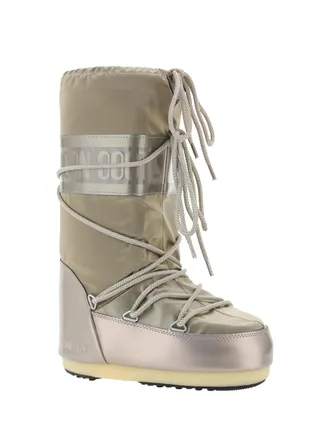 Moon Boot Womens Icon Glance Boots Platinum