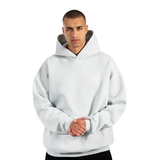 Smilodox Hoodie Herren Tamio, Regular Fit Kapuzenpullover mit Prints auf Brust & R&uuml;cken, Flauschiger Stoff Pulli mit K&auml;ngurutasche & B&uuml;ndchen, Sweatshirt komfo