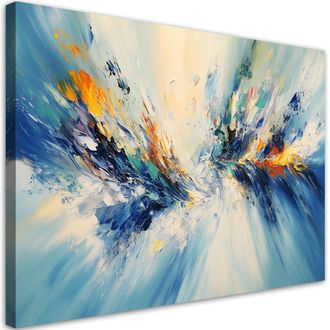 Artgeist Quadro Su Tela, Arte Astratta Composizione A Olio - 90x60