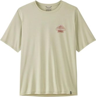 Patagonia Homme, Tops, Blanc, Taille: S Capilene Cool Daily Shirt Great Waves