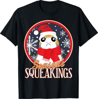 Star Wars Porg Seasons Weihnachts-T-Shirt mit Quietschgeräuschen T-Shirt