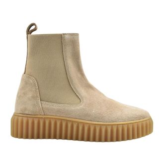 Voile Blanche Braune Schn&uuml;r-Chelsea-Boots - - Shoes - Damen - Braun - 40 EU
