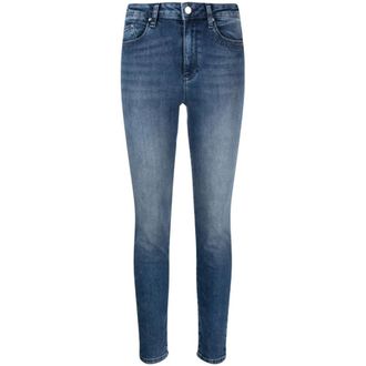 Karl Lagerfeld Blaue Slim-Fit Gerades Jeans - - Jeans - Damen - Blau - W27