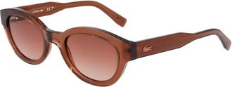 Lacoste Femme, Accessoires, Brun, Taille: ONE Size L6024S-210 Lunettes de soleil