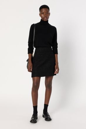 Gerard Darel Jupe courte en tweed et lurex - BARANICE - Noir