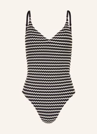 Seafolly Badeanzug Mesh Effect schwarz