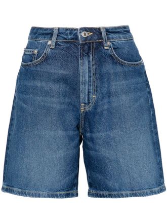 Jeanerica short en jean à taille haute - Bleu