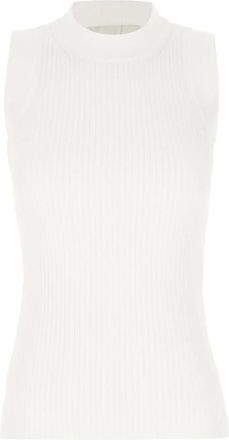 Sportmax Femme, Tops, Blanc, Taille: 38 FR Spxtione Vest Top