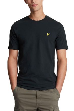 Lyle & Scott T-Shirt Herren | mit Rundhals-Ausschnitt und kurzen Ärmeln | mit goldenem Adler-Logo auf der Brust | XS - XXL