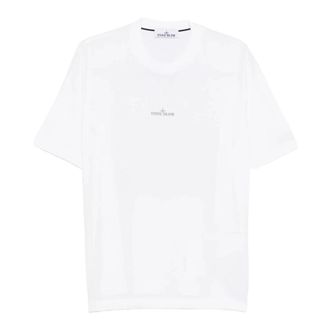Stone Island T-Shirts - - Tops - Herren - Wei&szlig; - L
