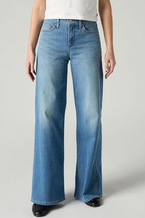 Levi's Weite Jeans LEVIS Jeans 318 SHAPING, Damen, Gr. 29, L&auml;nge 34, cool satisfaction, Denim/Jeans, Obermaterial: 74% Baumwolle, 24% Polyester, 2% Elasthan,