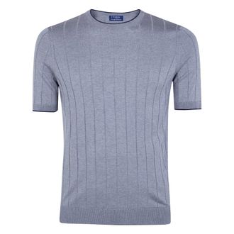 Barba Seiden Rundhals-Pullover - - Knitwear - Herren - Grau - XL
