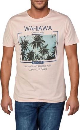 Riverso RIVLukas T-shirt d&eacute;t&eacute; en coton pour homme, coupe droite, col rond, manches courtes, vert, bleu, blanc, gris, jaune, turquoise, tailles S, M, L, XL, XX