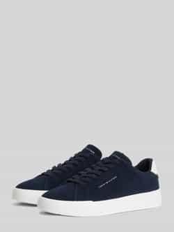 Tommy Hilfiger Sneaker aus echtem Leder mit Label-Schriftzug