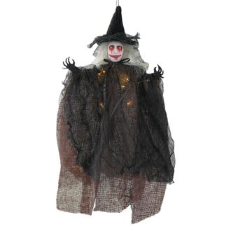 Generic Halloween Hexe Ornamente - Leuchtende Hexe Anh&auml;nger Halloween Dekorationen | Beleuchten Geisterhafte Hexen Anh&auml;nger F&uuml;r Baum | Haunted House Prop F&uuml;r 