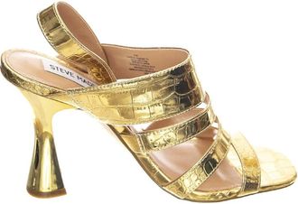 Steve Madden Femme, Chaussures, Jaune, Taille: 37 1/2 EU Sandales &agrave; Talons Hauts