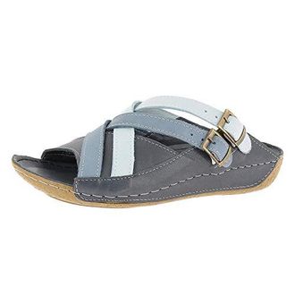 Andrea Conti 771516 Sabots Femme, Pointure:41 EU, La Couleur:Bleu
