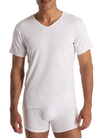 Bruno Banani Herren Unterw&auml;sche wei&szlig; Baumwolle & Mix unifarben