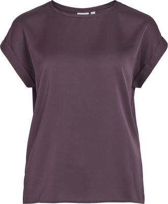 Vila VIELLETTE S/S Satin TOP - NOOS