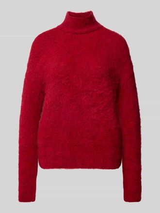 Milano Strickpullover mit Stehkragen und überschnittenen Schultern