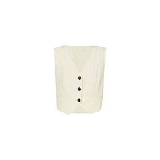 Liu Jo Beige Weste - - Jackets - Damen - Beige - M