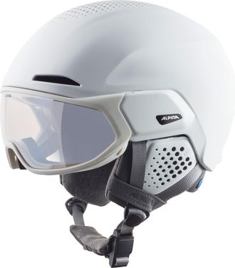 Alpina Alpina Unisex - Erwachsene, Alto V Visierhelm, White matt, 55-59 cm