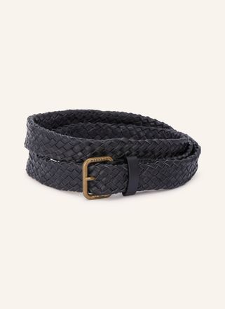 Max Mara Weekend Max Mara Flechtg&uuml;rtel Quaglia Aus Leder schwarz