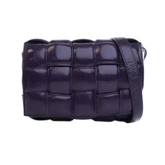 Bottega Veneta Pre-owned Cuir sacs-ports-paule - Femme - Pre-owned - Violet - Taille: ONE Size