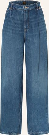 HUGO BOSS Wide Leg Jeans blau