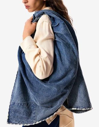 Desigual Masha Popova - Sac en jean - Bleu-Bleu marine