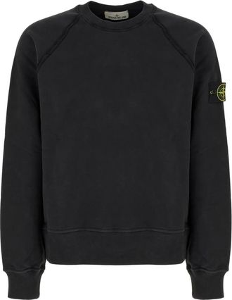Stone Island Homme, Sweatshirts et sweats &agrave; capuche, Noir, Taille: XL SweaT-shirt col rond