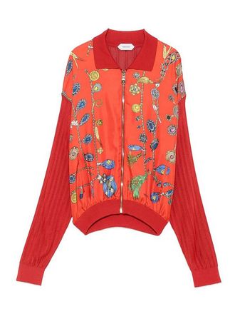 Versace Pull Col Roul&eacute; - Rouge