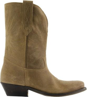 Golden Goose Femme, Chaussures, Vert, Taille: 40 EU Low Wish Star Bottes