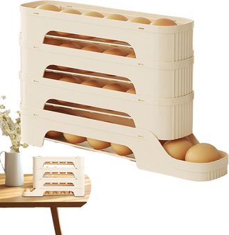 Generic Eier Organizer - Eierspeicher für den Kühlschrank, Rolling Egospenser | Haushaltsorganisatoren und Lagerung von einfachem Zugang und Lagerung, Lieferu