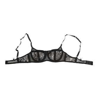 Dolce & Gabbana BH mit transparenten Spitzen - - Underwear - Damen - Schwarzk - S