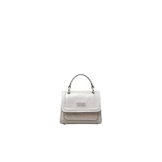 PESERICO Femme, Sacs, Gris, Taille: ONE Size Mini Sac Bi-mati&egrave;re en Cuir V&eacute;ritable
