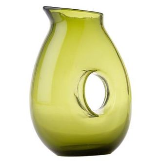 Pols Potten Carafe Jug - Vert - Verre soufflé bouche - Designer Pols Potten Studio