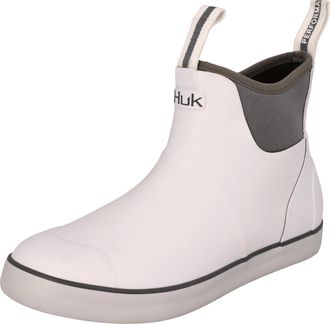 Huk Rogue Wave Schuh, Angel-und Deckstiefel für Damen Gummistiefel, Massivweiß, 38 EU