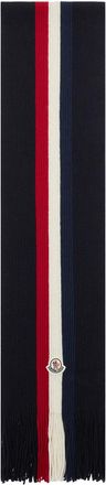Moncler Écharpe en laine tricolore