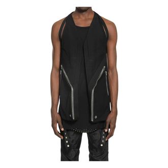 Rick Owens Gilet Temple - Homme - Vestes - Noir - Taille: M