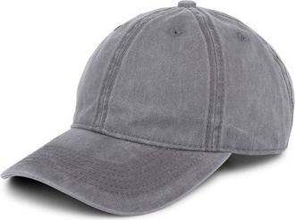 styleBREAKER Casquette Unisexe Baseball Look Vintage Ajustable 6-Panel Cappy en Optique Washed avec Visier Courbé en Coton Casquette Rétro pour Hommes et Femmes, G