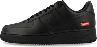 Nike Nike Air Force 1 Low Supreme Mini Box Logo - Baskets pour homme, noir/noir, 46 EU