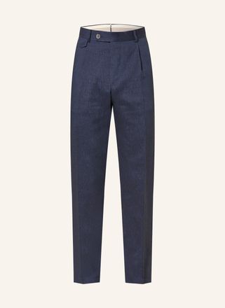 Windsor Windsor. Anzughose Silvi Extra Slim Fit Mit Leinen blau