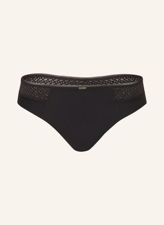 HUGO BOSS Slip Mit Mesh schwarz