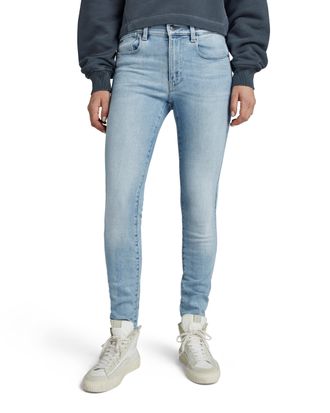 G-Star Damen Lhana Skinny Jeans Jeans, Blau (Sun Faded Saru Blue D19079-c051-g361), 33W / 32L