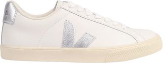 Veja Homme, Chaussures, Blanc, Taille: 40 EU Esplar Logo Leather Baskets