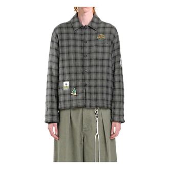Song for the Mute Veste Workman matelass&eacute;e - Homme - Vestes - Gris - Taille: S