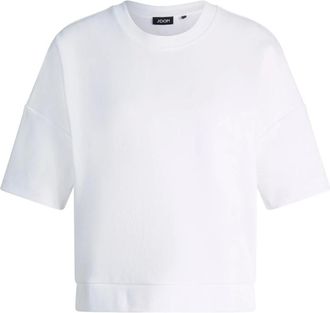 Joop Femme, Tops, Blanc, Taille: 44 FR T-shirt style pull avec fentes lat&eacute;rales