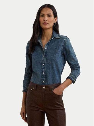 Lauren Ralph Lauren Jeanshemd 200971084001 Blau Classic Fit