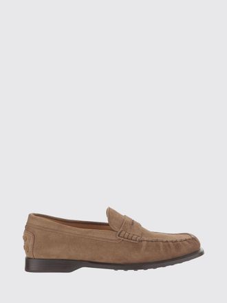 Tod's Penny-Loafer aus Kalbsveloursleder mit T Timeless-Logo
